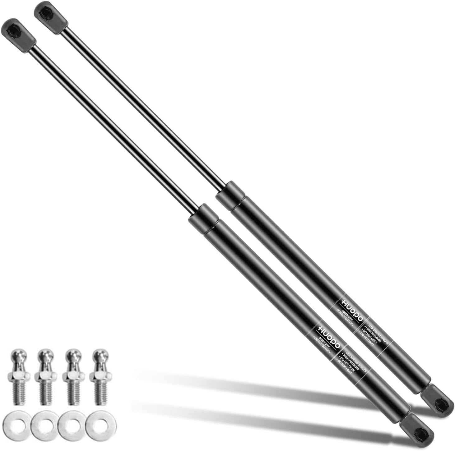 Amazon.com: 20 inch 100 Lb Gas Struts with 10MM Ball Stud Mounting ...
