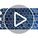 Tenedos Tropical 1x1 Navy Blue Hexagon Glossy Porcelain Mosaic Wall ...