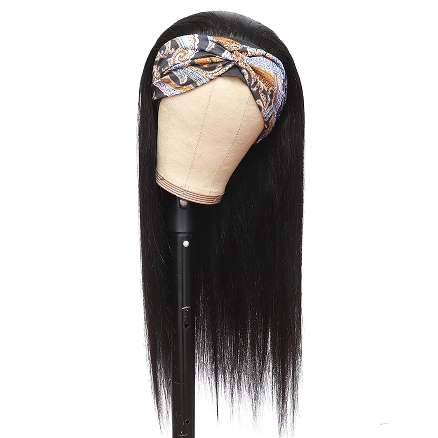Amazon.com : Headband Wig, Straight Hair, 150% Density, Human Hair ...