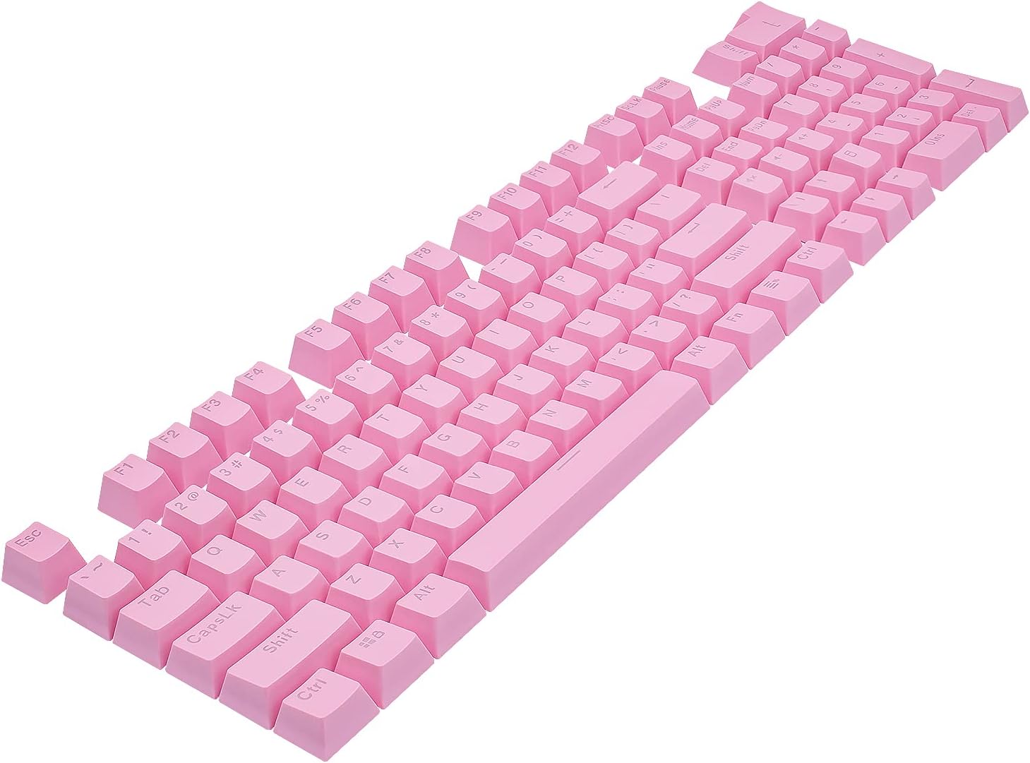 Amazon.com: ZMX Cherry Blossom Pink Keycaps,PBT Dye Sub OEM Profile ...