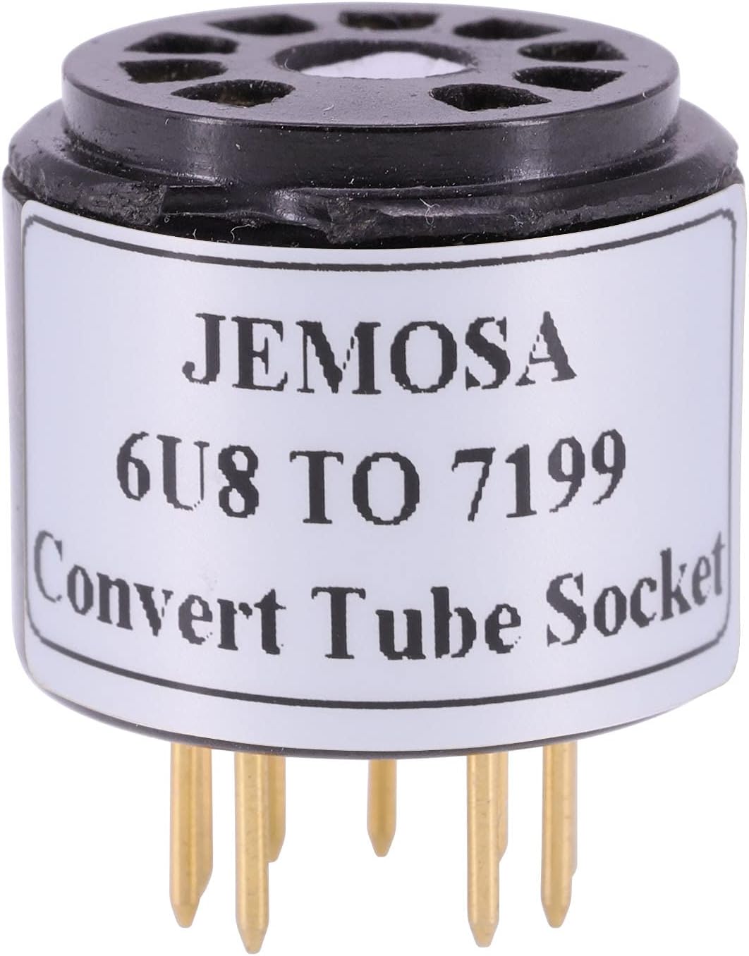 Amazon.co.jp: JEMOSA 変換チューブ ソケット チューブ 6U8 (上) から 7199 (下) 真空管 DIY オーディオ ...