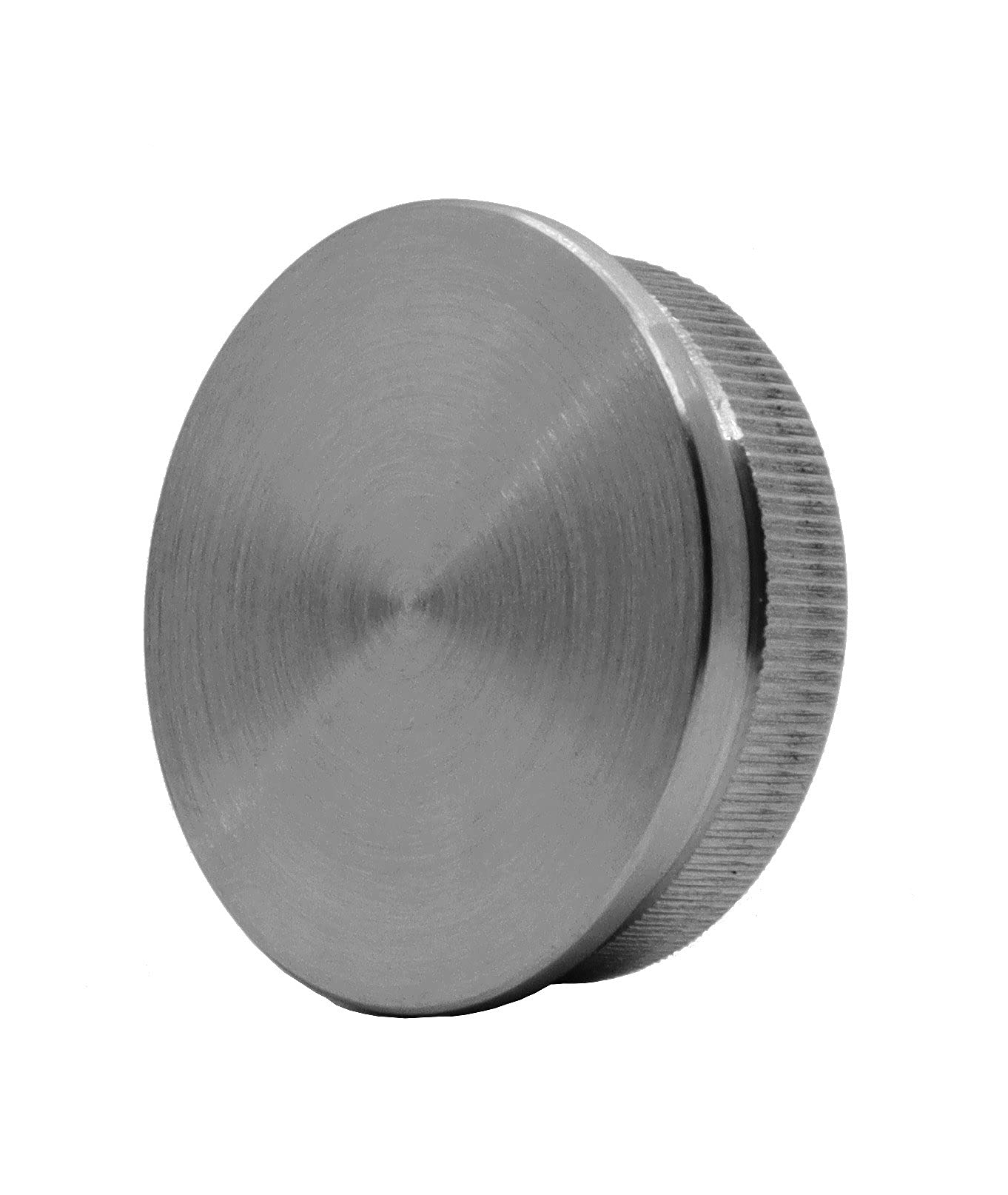 Stainless Steel Round End Cap Cover for 1 1/2" OD Round Tube on Cable ...