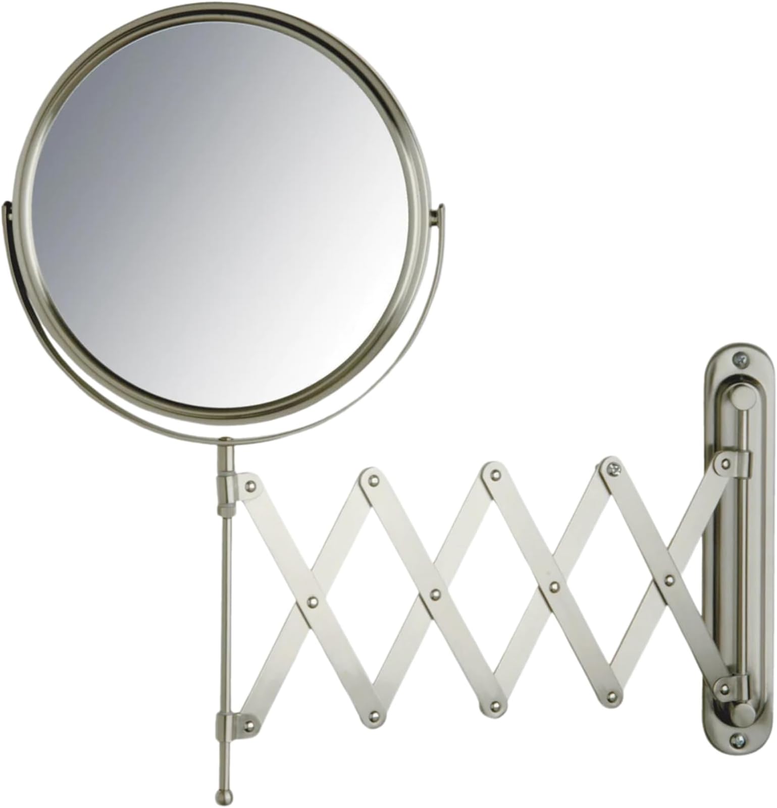 Amazon.com : JERDON 8-Inch Two-Sided Swivel Wall Mount Mirror - Makeup ...