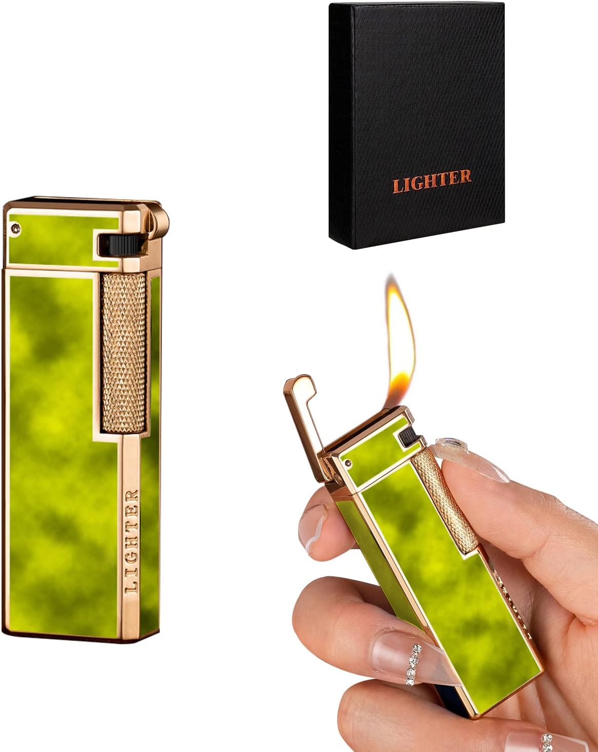 Amazon.com: Torch Lighter, Blue Jet Flame Lighter, 45 ° Clamp The Flame ...