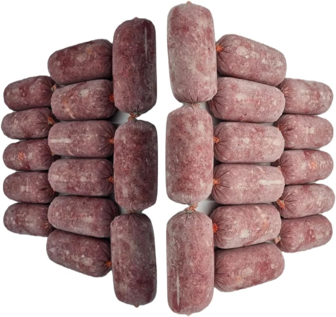 BARF Frozen Raw Dog Food Variety Pack - 24 Rolls (500g Each, 12kg Total ...