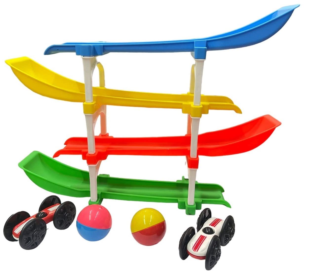 Buy Goyal's Rolling & Flipping Race Car Track Toy for Toddler Vehicle ...