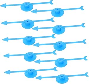 Ciieeo 10 Pieces Wheel Pointer Game Toy Arrow Spinning Arrow Spinners ...