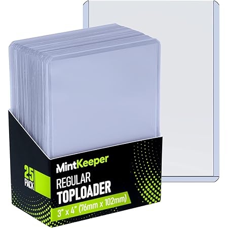 MintKeeper Top loaders Clear Hard Card 35pt Sleeves MTG/Pokemon ...