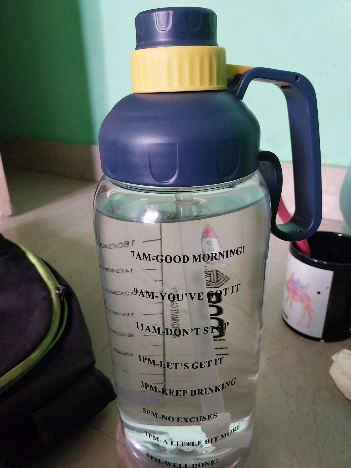 Boldfit Gym Gallon Bottle for Men 2 Litre water bottle for Gym Workout ...