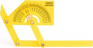 General Tools & Instruments 29 Plastic Protractor and Angle Finder with ...