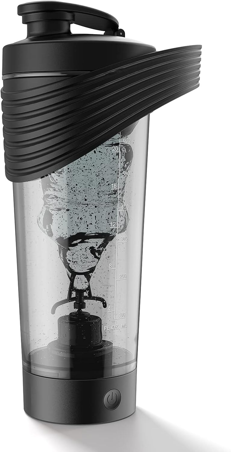 Amazon.com: Electric Protein Shaker Bottle - 24 oz USB C Rechargeable ...