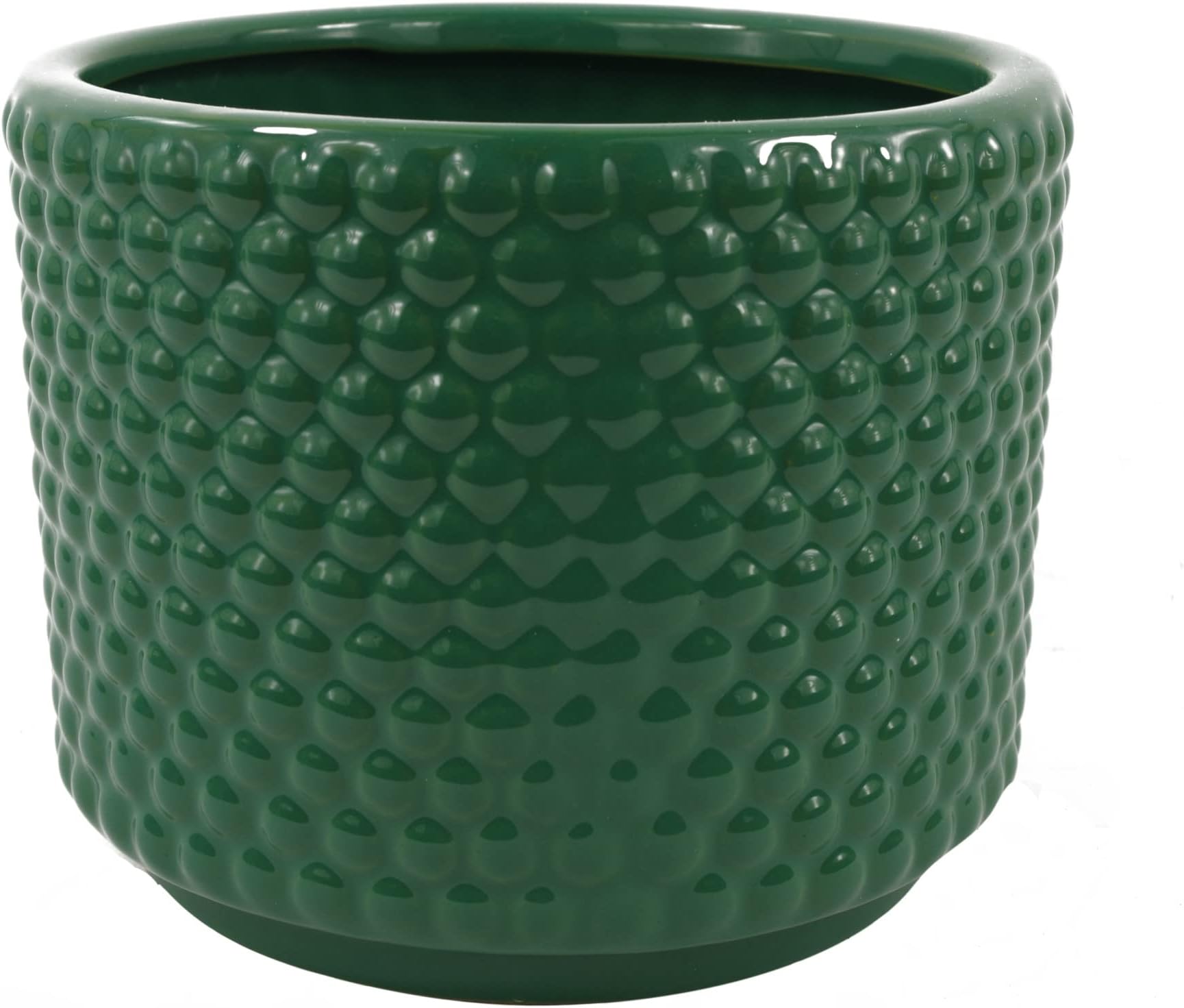 Leaf Ceramic Indoor Cachepot Planters, 15cm Green, 12.5cm : Amazon.co ...