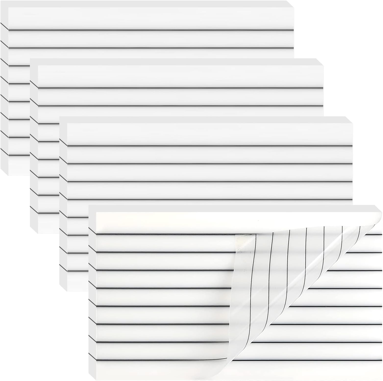 Amazon.com : 6 Pack 180 Sheets Pastel Transparent Sticky Notes ...