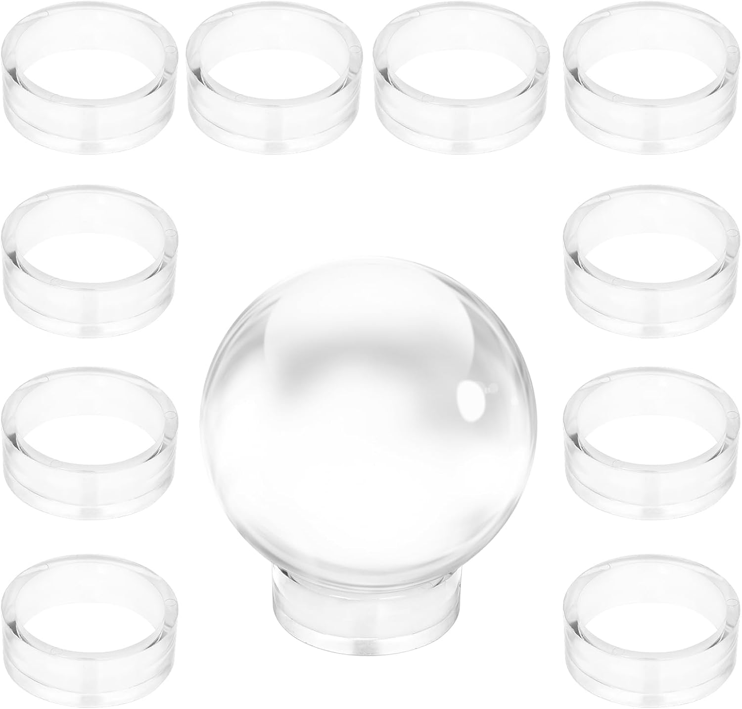 Amazon.com: JUXYES Pack of 12 Clear Sphere Display Stand, Clear Sphere ...