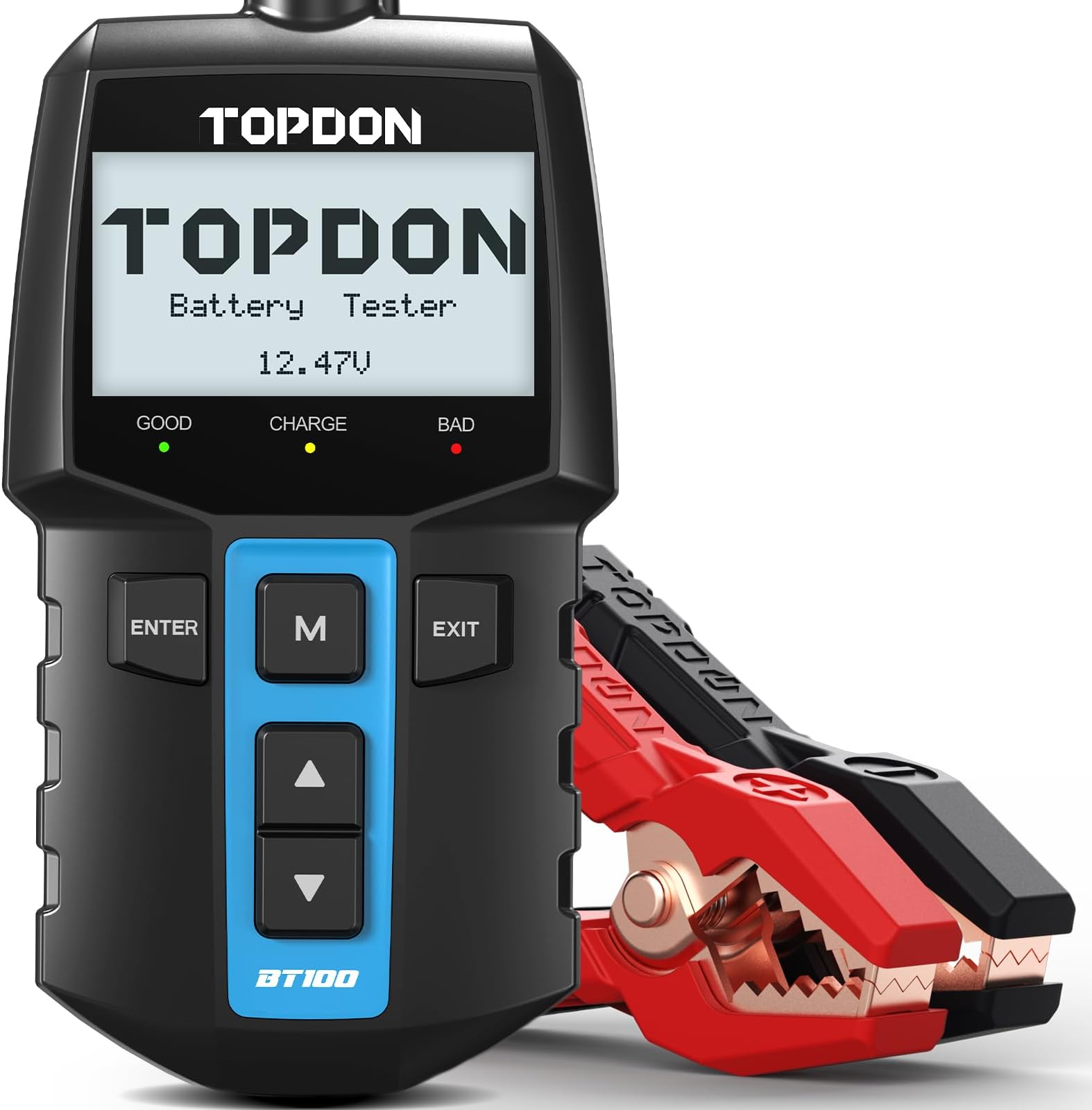 Car Battery Tester 12V Load Tester, TOPDON BT100 100-2000 CCA ...