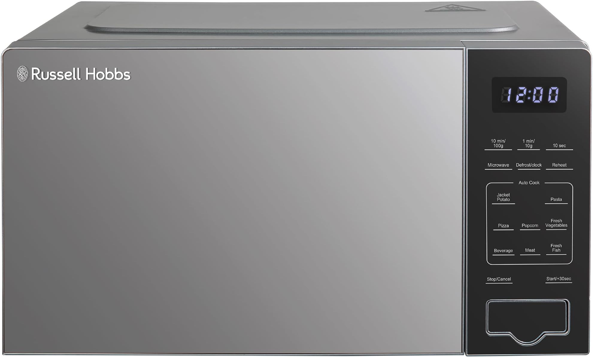 Russell Hobbs Touch Control Digital Solo Microwave 20L 800W in Silver ...