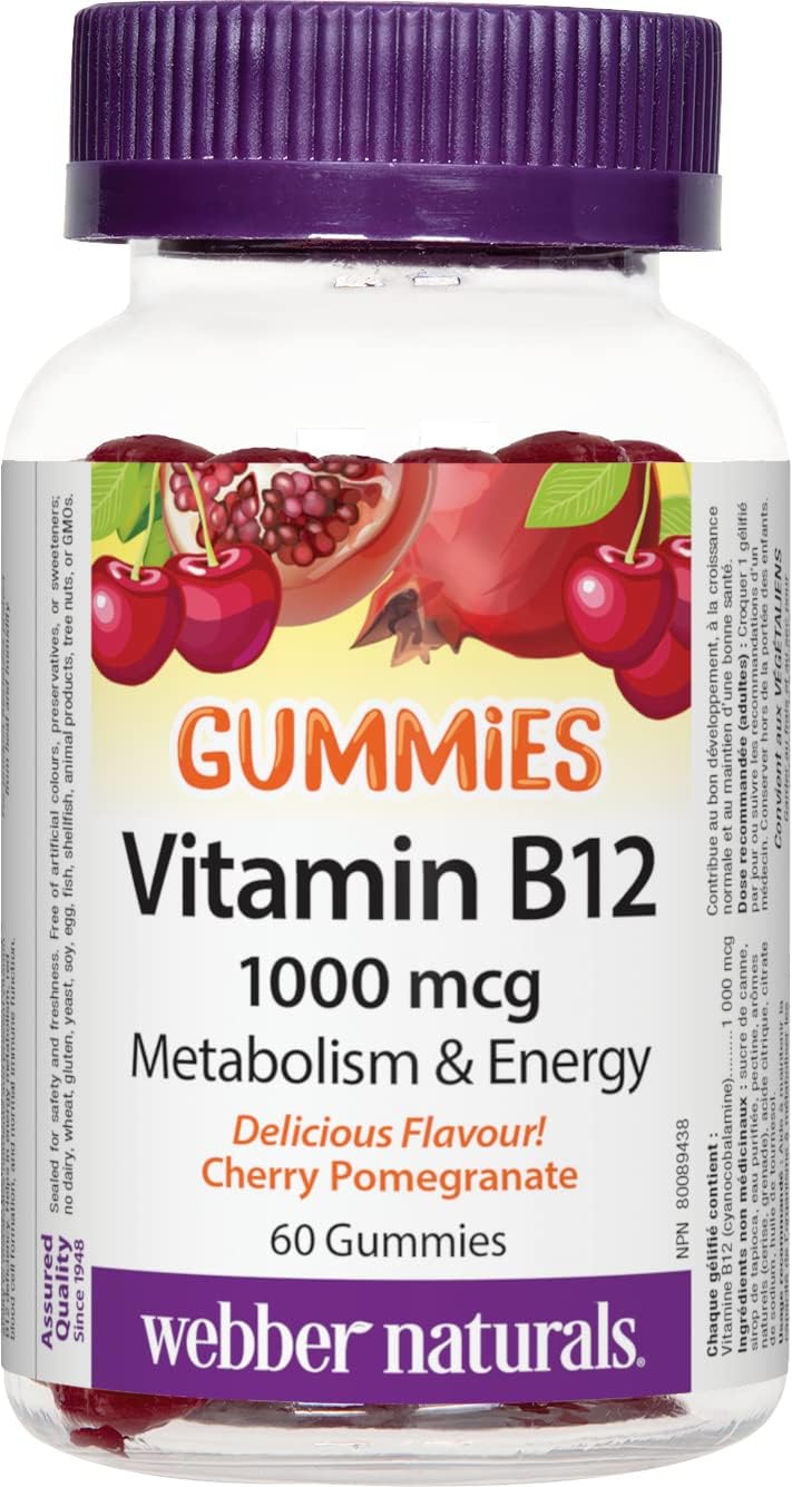 Amazon.com: Vitamin B12 1000 mcg Gummies : Health & Household