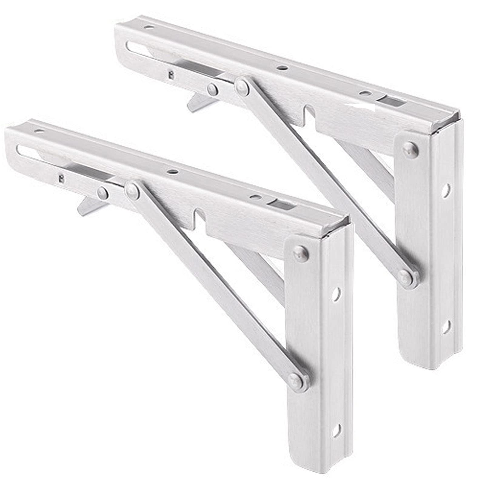 Buy Folding Shelf Brackets Floating Shelf Bracket L Brackets for Bench ...