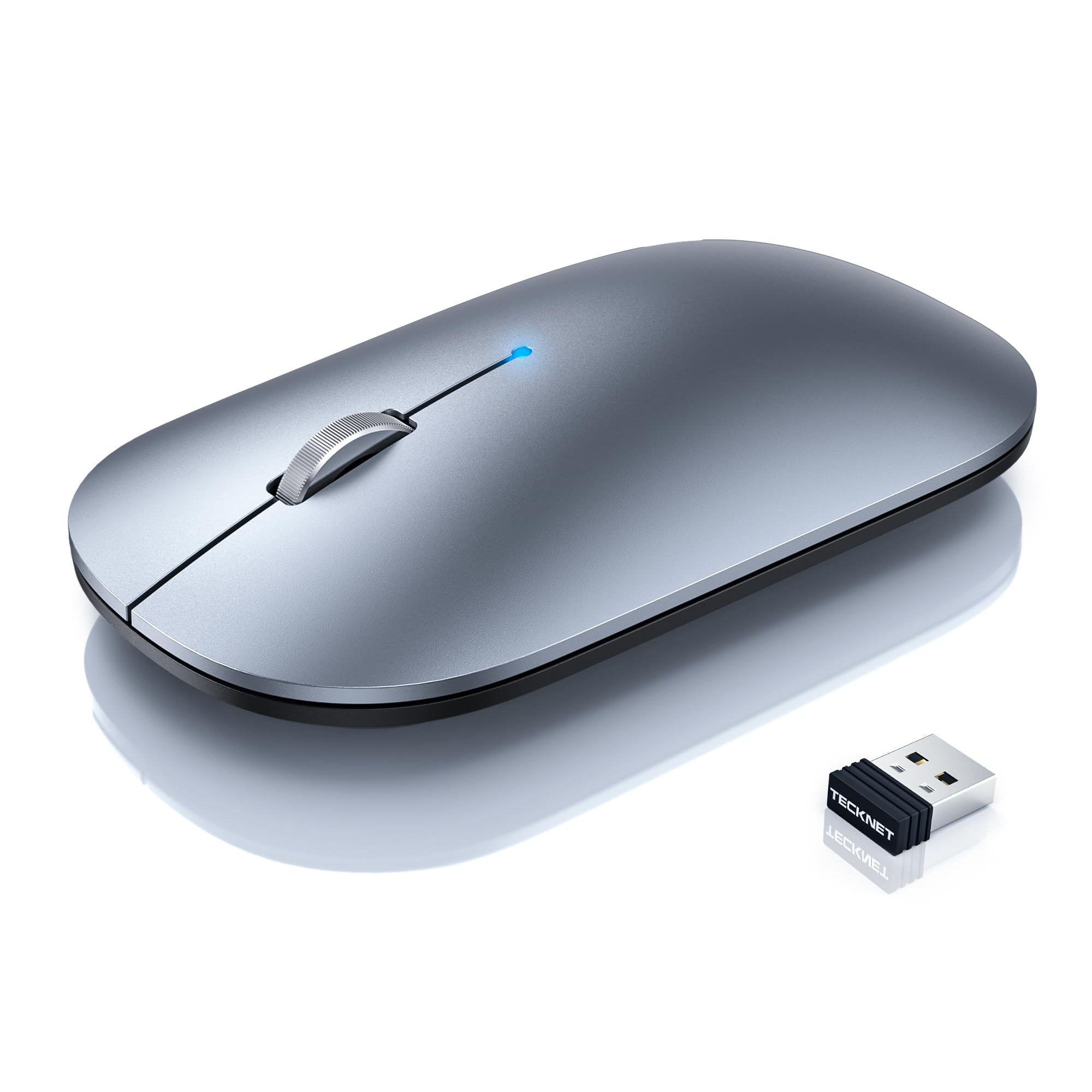 TECKNET Souris sans Fil Rechargeable, Souris Bluetooth Silencieuse et ...