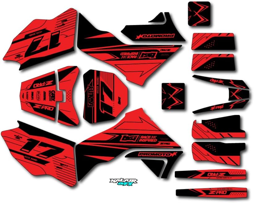 Amazon.com: Kalair GFX Graphics Kit for Losi Promoto-Mx Rc Motorcycle ...