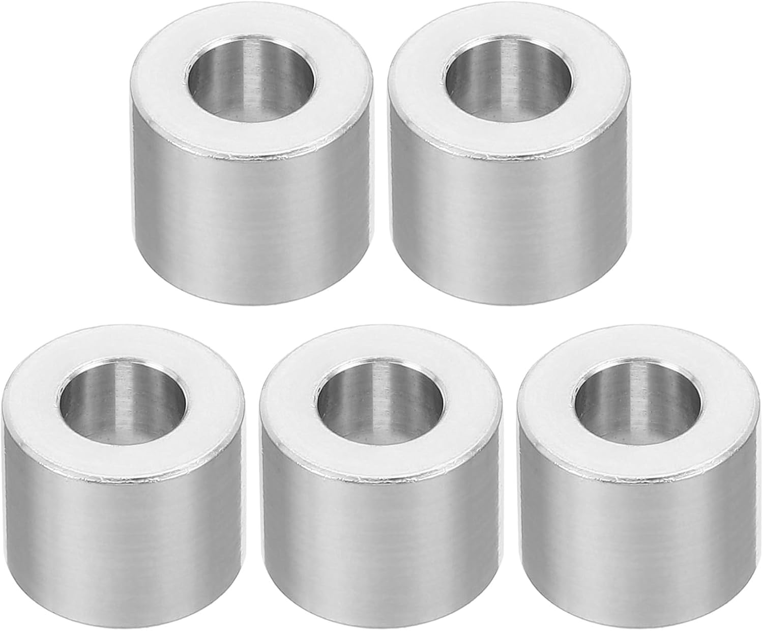 PATIKIL M6 Aluminum Spacers, 5Pcs Metal Spacer Aluminum Round 6.2mm ID ...