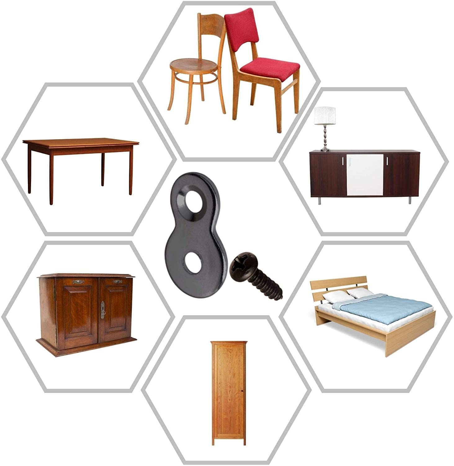 Snapklik.com : Figure 8 Fastener, Heavy Duty Table Top Fasteners ...