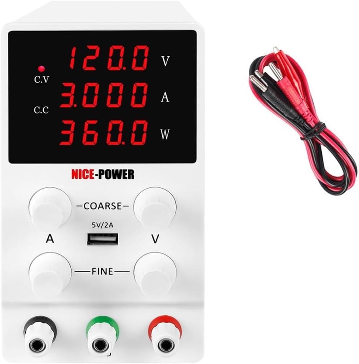 Amazon.com: OKANEN DC Power Supply Variable, 3/4Digits USB Switching ...