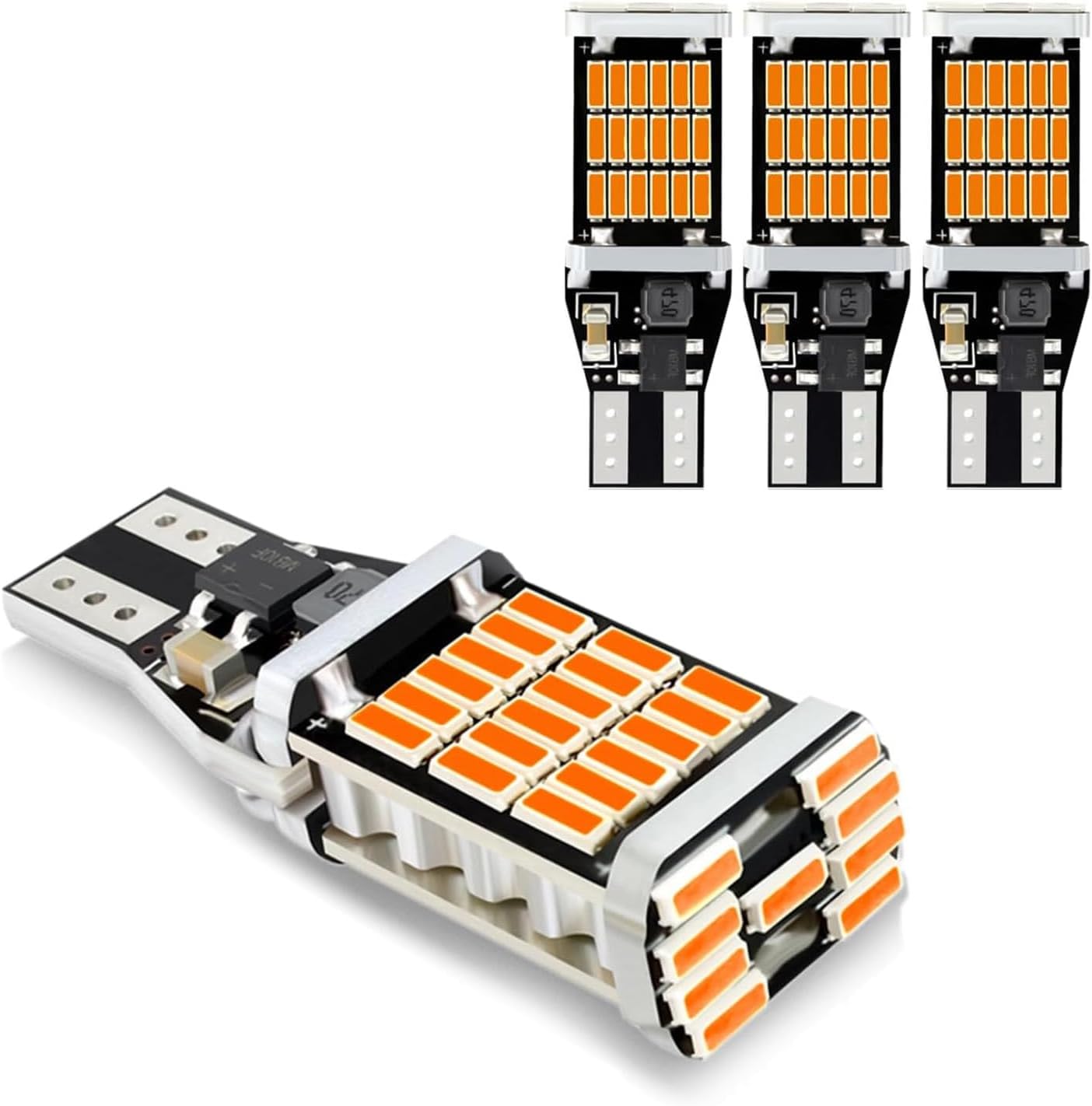 Amazon.com: UGSHY 4 PCS Car LED Reversing Lights, T15 4014 45SMD ...