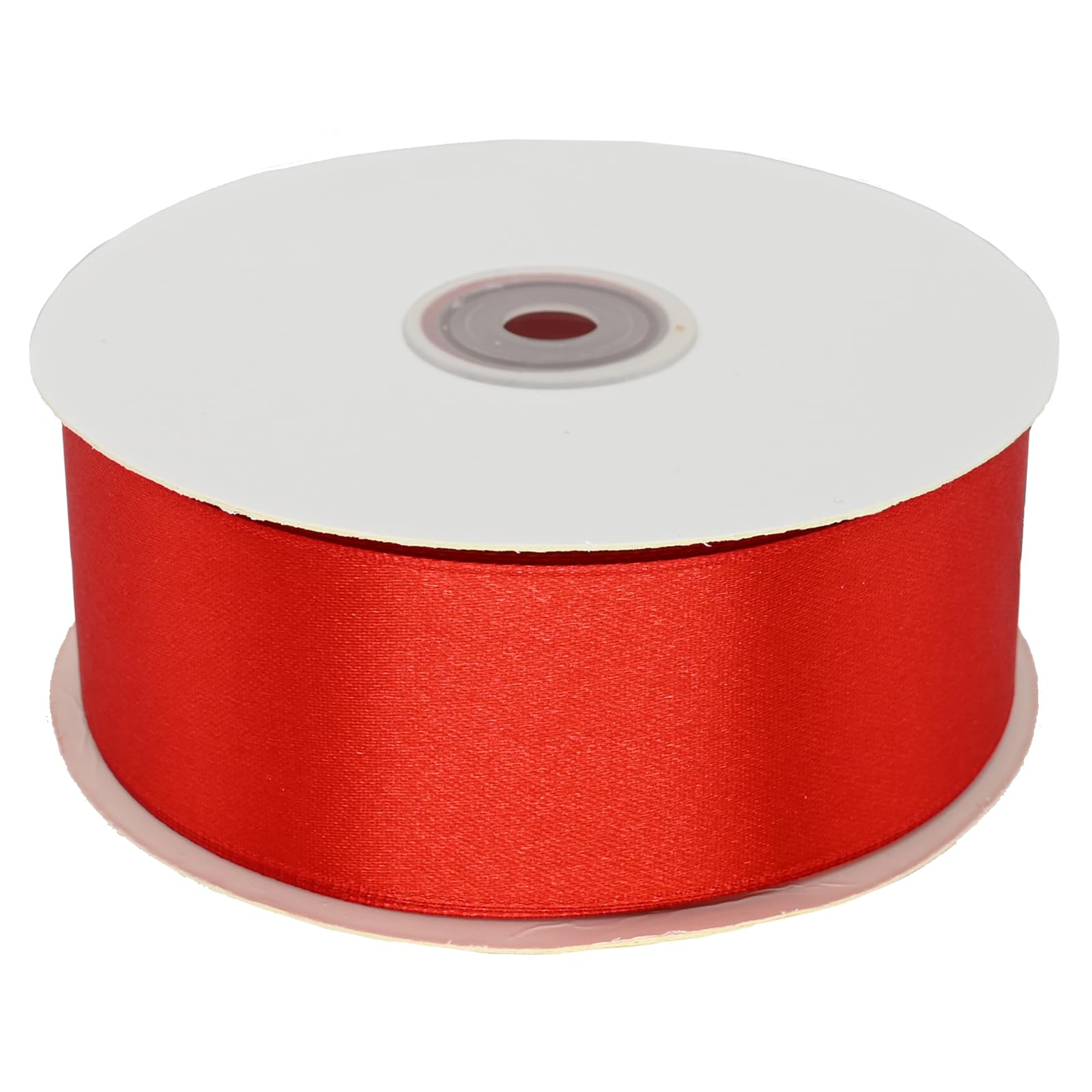 Snapklik.com : Double Face Red Satin Ribbon 1-1/2 Inch X 50 Yards ...
