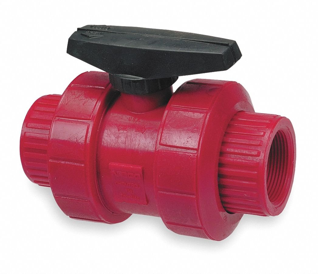 Kynar Ball Valve Inline 1/2": Amazon.com: Industrial & Scientific