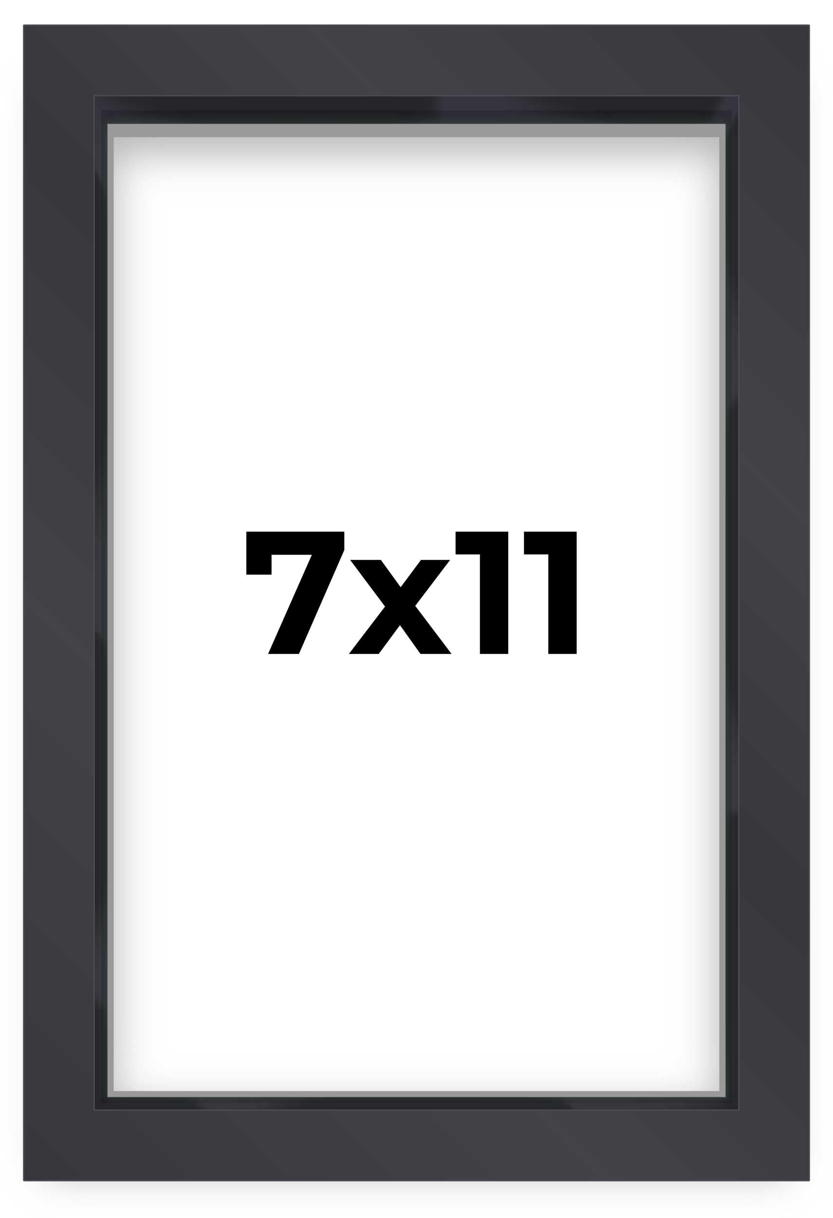 Amazon.com - 7x11 Shadow Box Frame Contemporary Black Finish | 3/4 ...