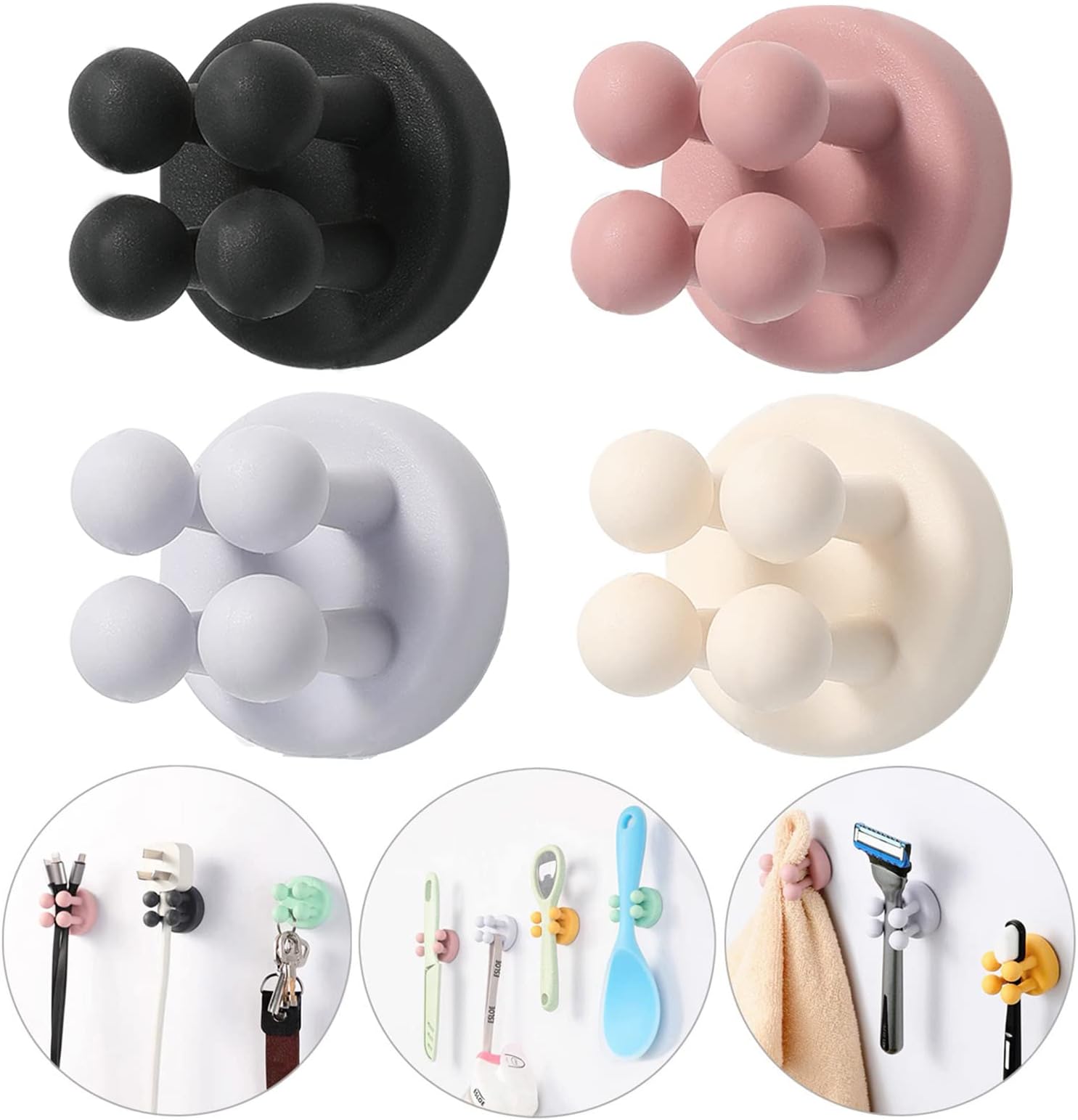 Amazon.com: eoocvt Durable Stainless Steel Toothbrush Holder Razor ...