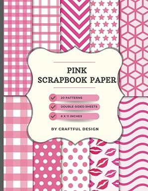 Pink Scrapbook Paper: 20 Pink Patterns Scrapbooking Paper | Craft Paper ...