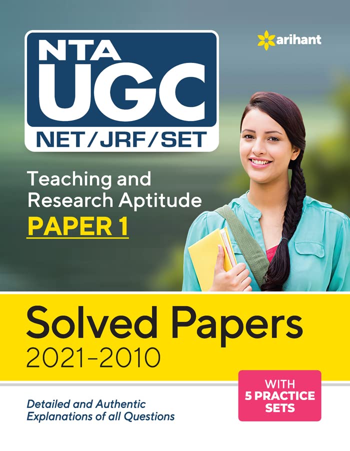 Buy NTA UGC NET/JRF/SET Teaching & Research Aptitude Paper 1 Solved ...