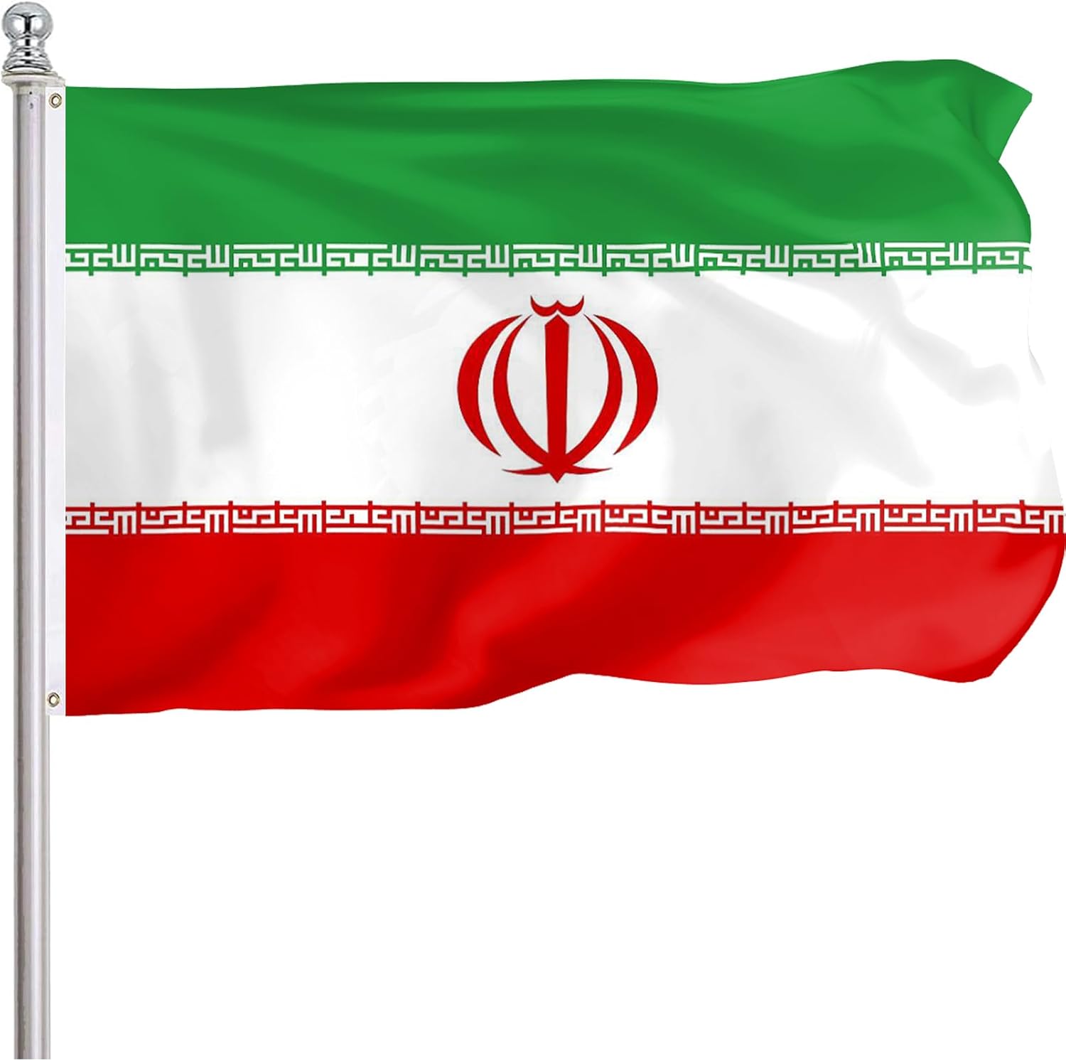 Amazon.com : FLGCLUB Iran Iranian Flag 3x5 Ft Outdoor, Vibrant Color ...