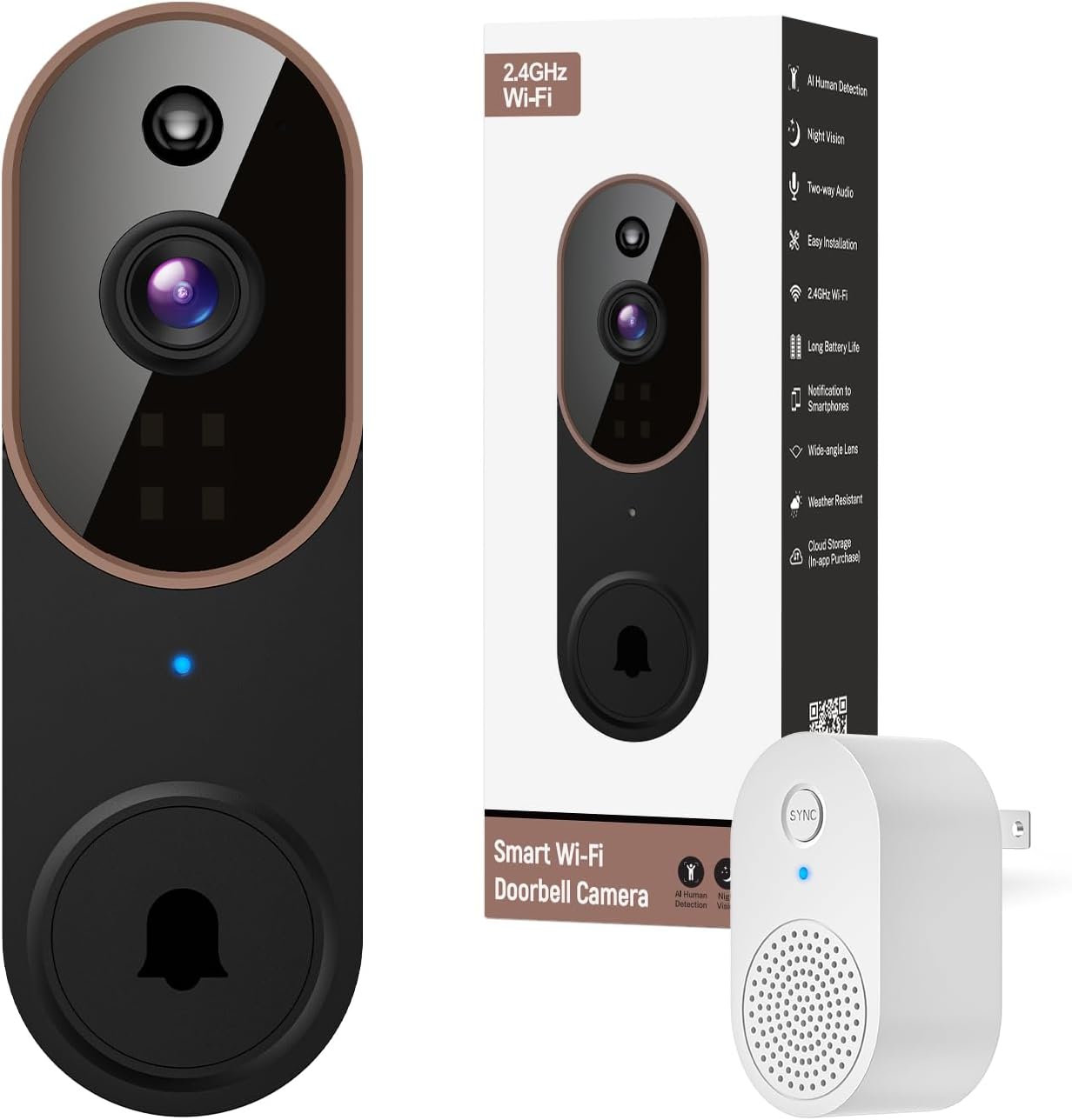 Amazon.com: Tapo TP-Link Smart Video Doorbell Camera Wired, 2K 5MP ...