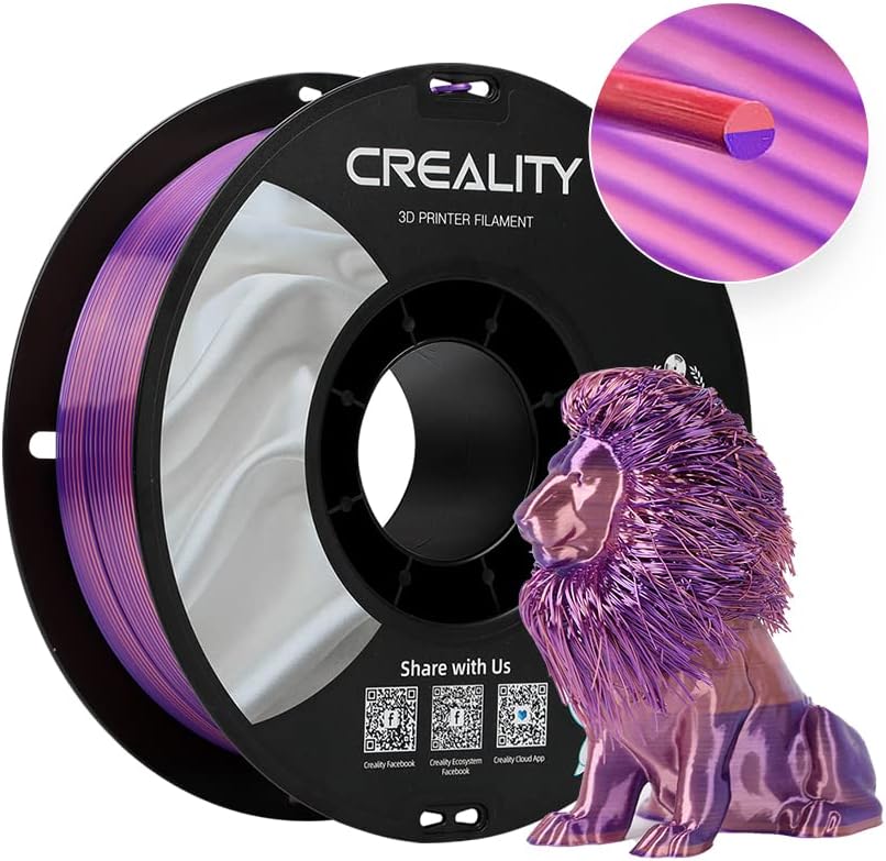 Brandclub - Creality Silk PLA Filament 1.75mm, PLA 3D Printer ...