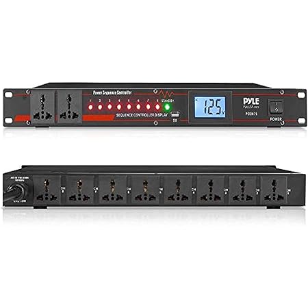 Amazon.com: Monoprice 15 Amp Power Conditioner and Sequencer - 8 ...