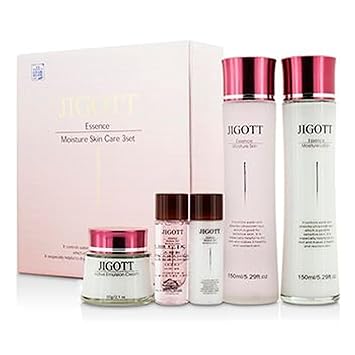 Amazon.com : Korean Cosmetics_Jigott Essence Moisture Skin Care 3pc Set ...