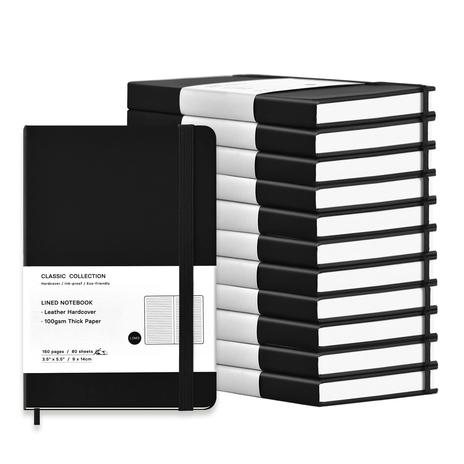 Amazon.com : 12 Pack Pocket Notebooks Small Journal Notebooks Mini ...