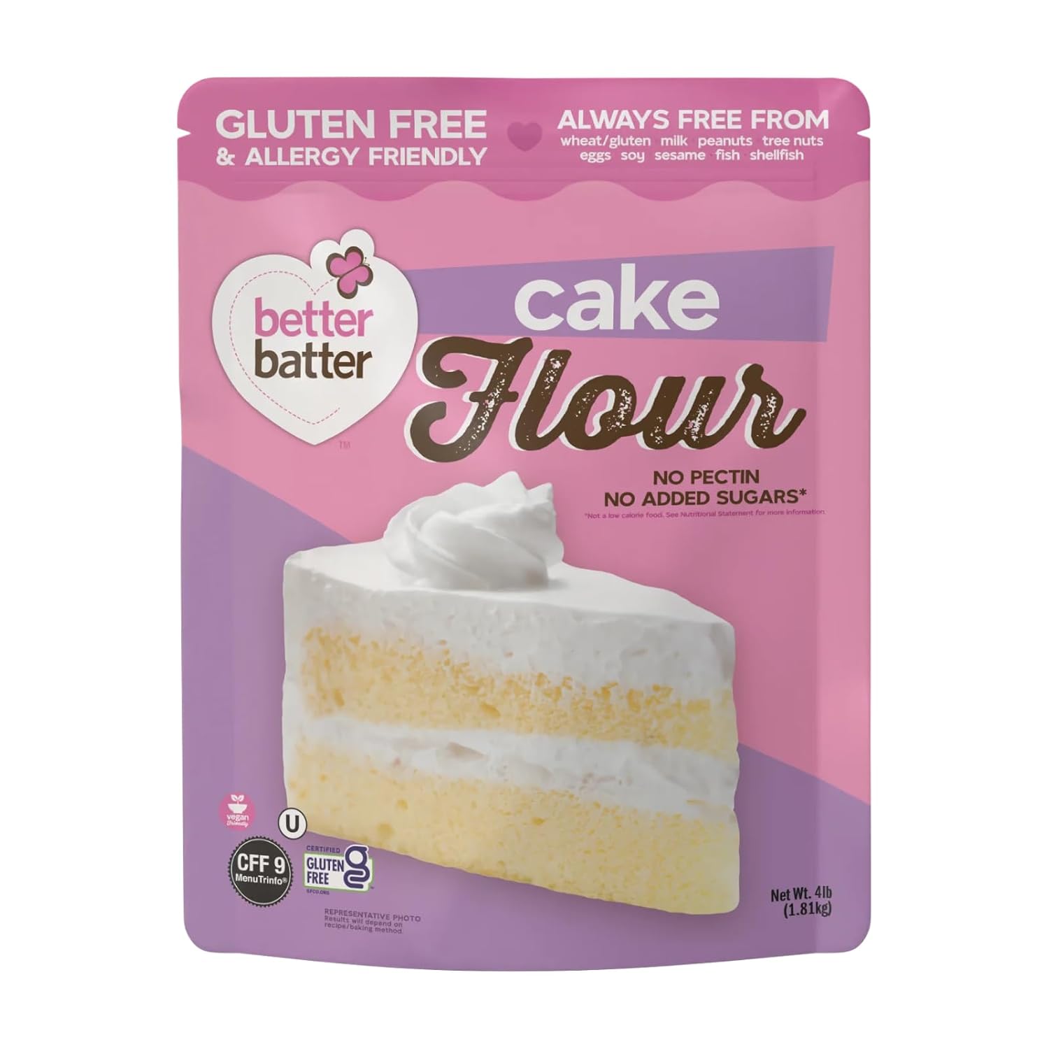 Amazon.com : Better Batter Cake Flour - Award Winning Nutritious, Vegan ...