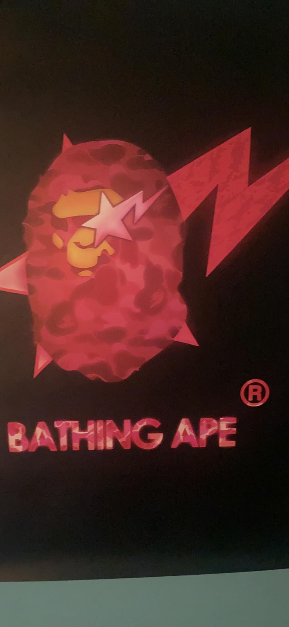 Amazon.com: Poster Compatible With BAPE NEON Print Art Wall Art Print ...