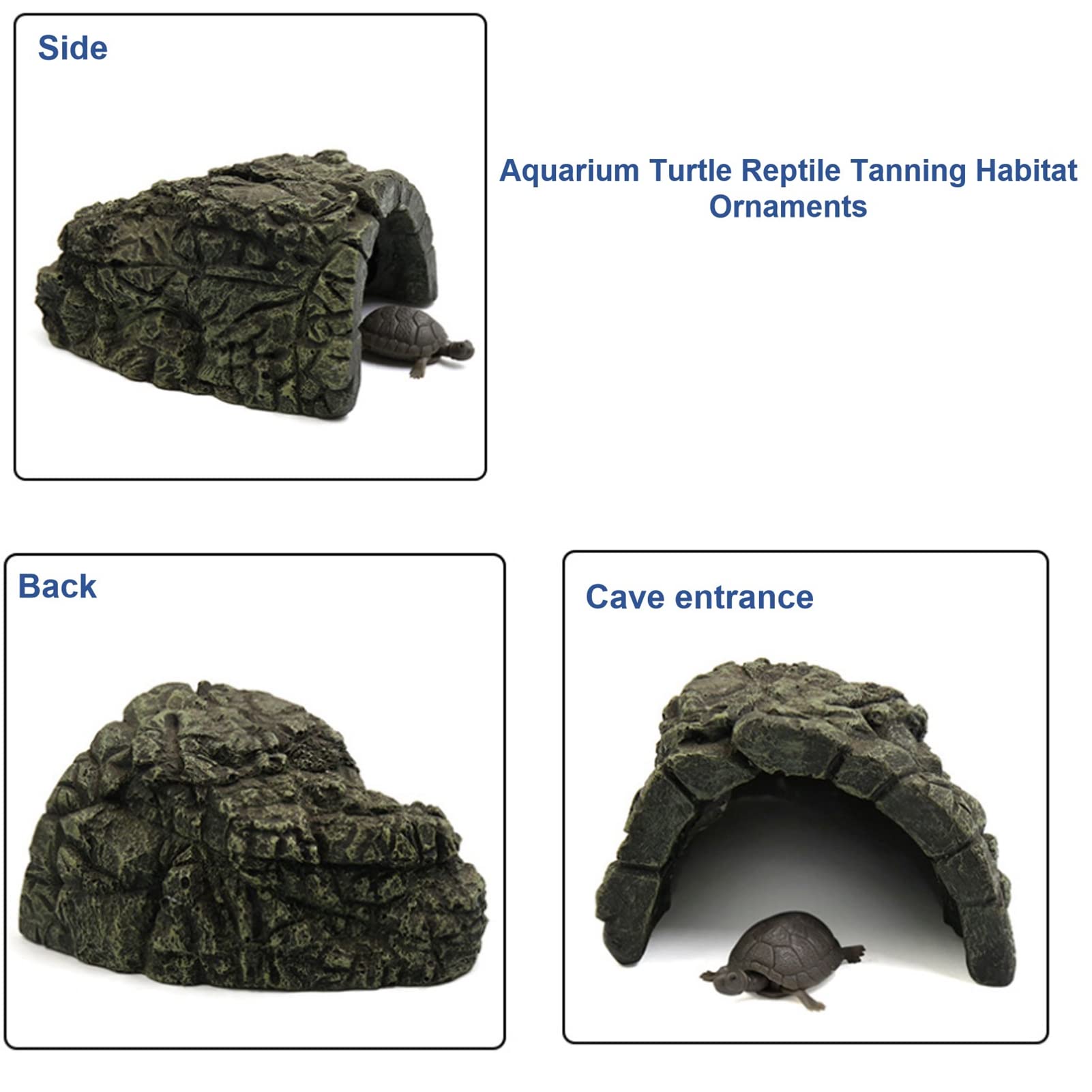 Snapklik.com : DAUERHAFT Fish Hiding Cave,Aquarium Turtles Reptile ...