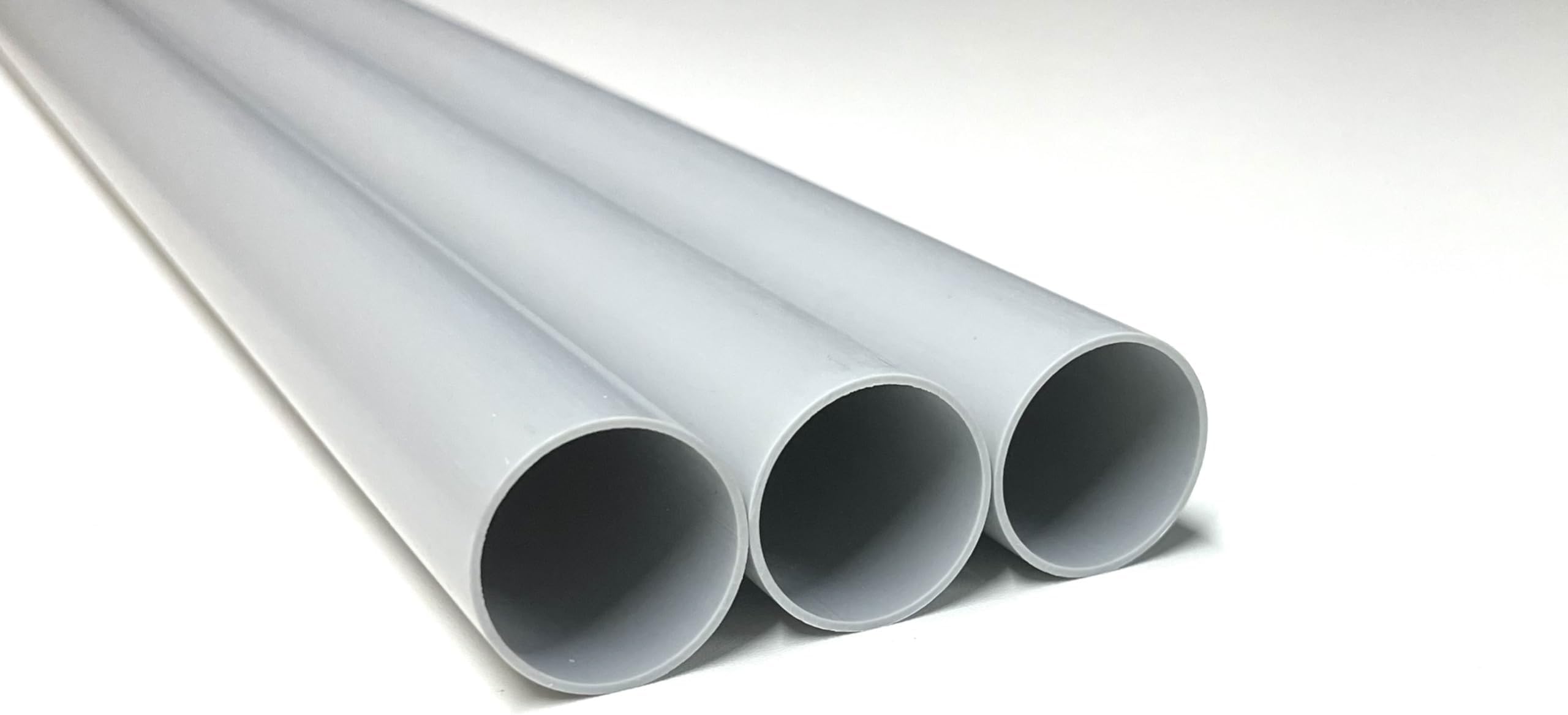 Amazon | 塩ビパイプ 外径30mm ライトグレー 内径28mm×長さ950mm 3本入〔日本製〕 | ホース・チューブ