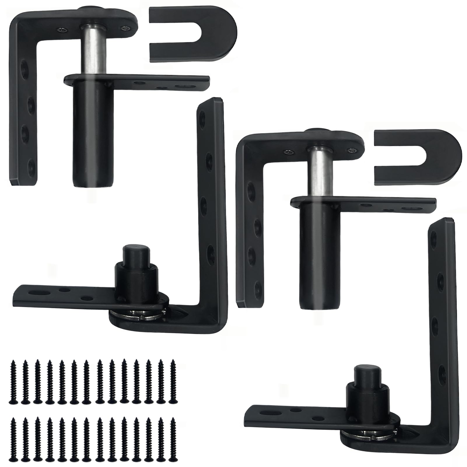 Upgraded Saloon Door Hinges, Self-Return Double Swinging Door Hinge ...