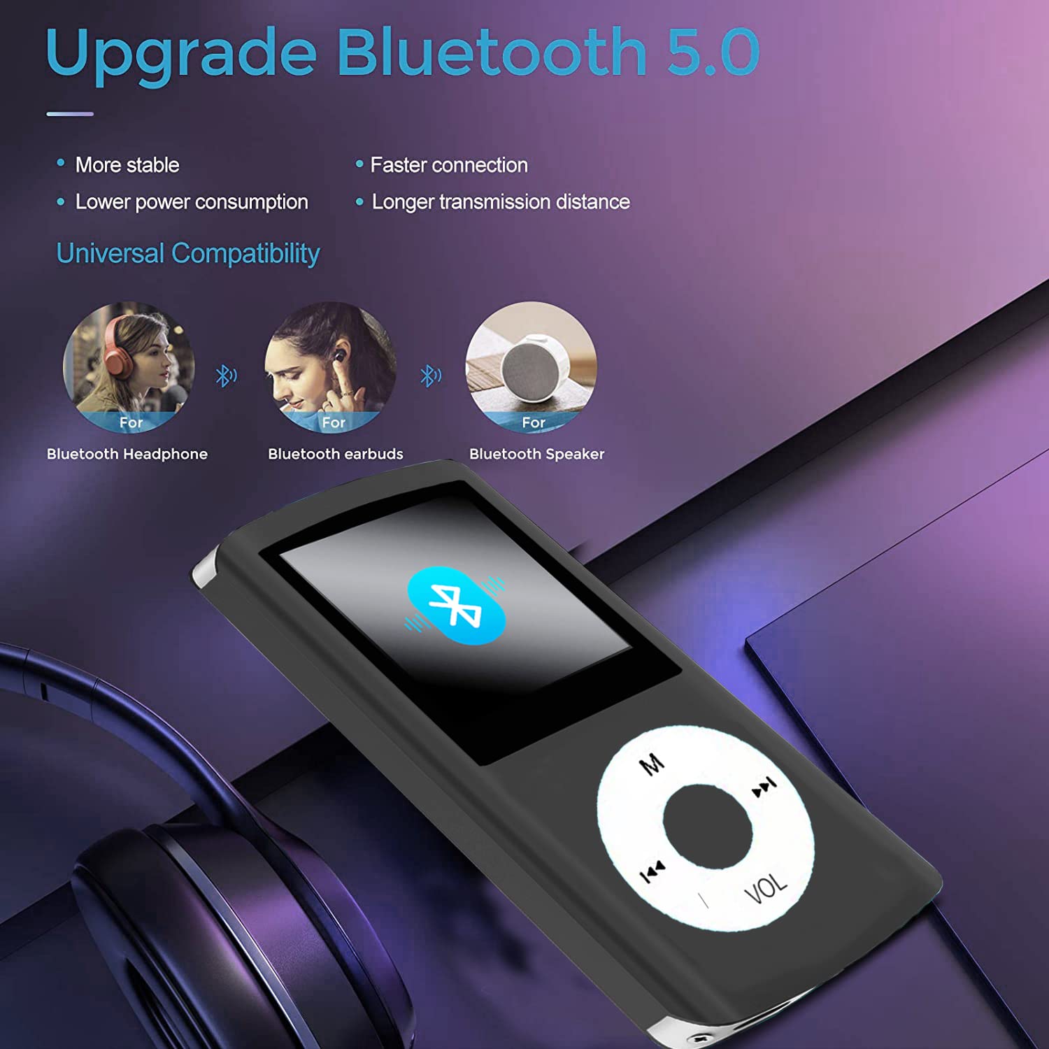 Snapklik.com : Hotechs MP3 Player, Hotechs HiFi 32GB Music Player