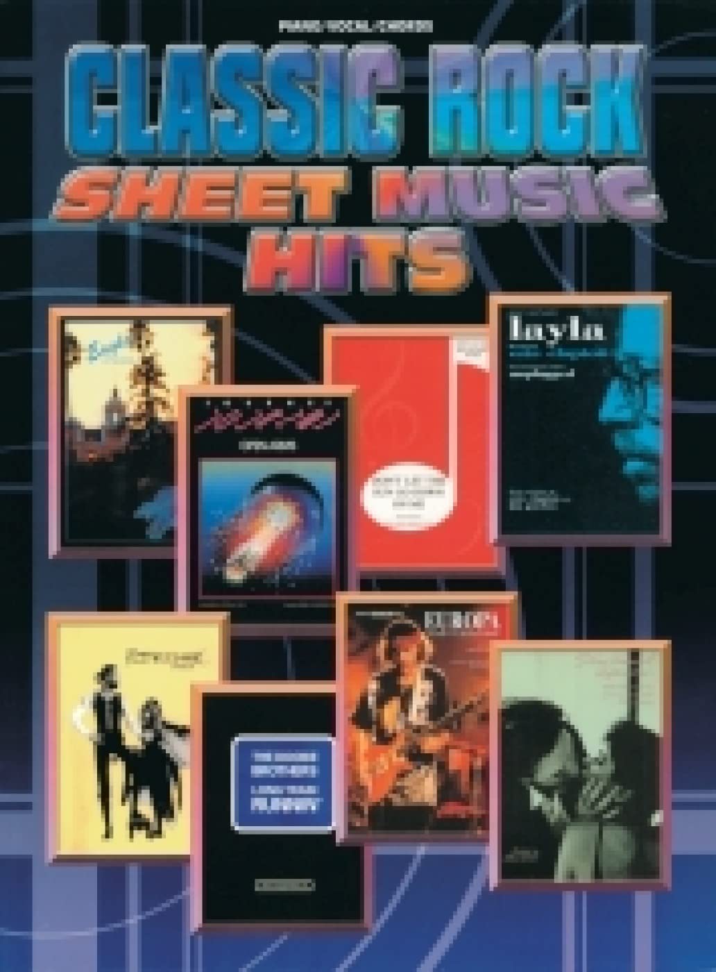 CLASSIC ROCK SHEET MUSIC HITS PIANO, VOIX, GUITARE: DIVERS AUTEURS ...