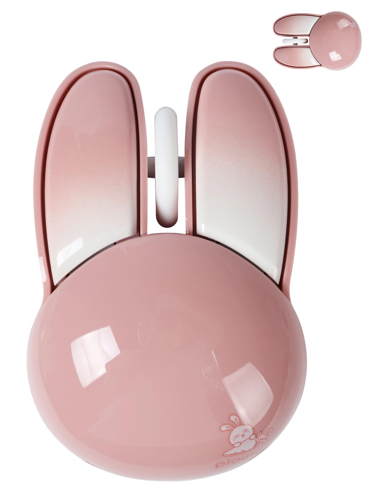 Amazon.com: Wireless Mouse Bluetooth Cute Bunny Shape Small Quiet USB ...