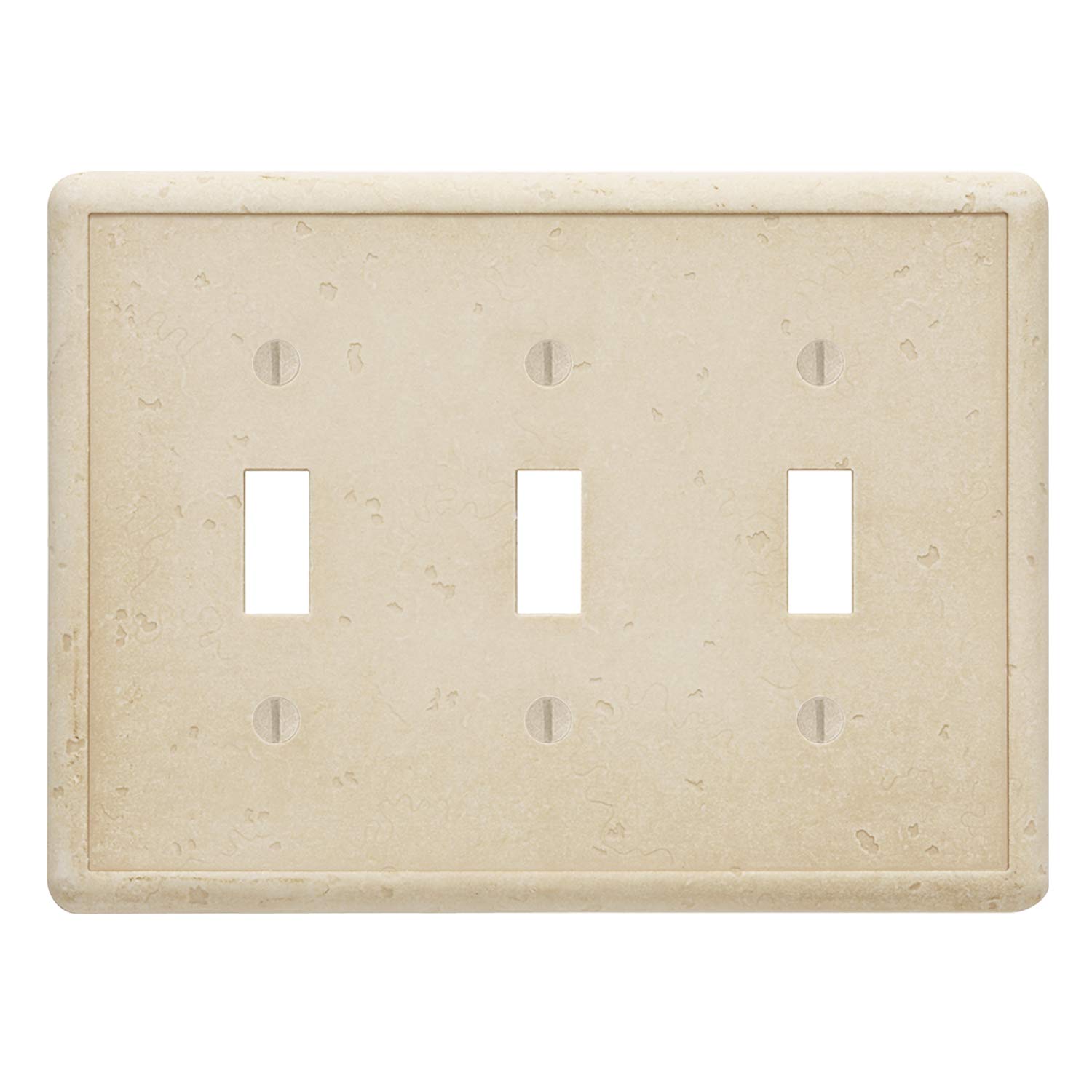 Snapklik.com : Decor Triple Toggle Light Switch Cover, 3-Gang ...