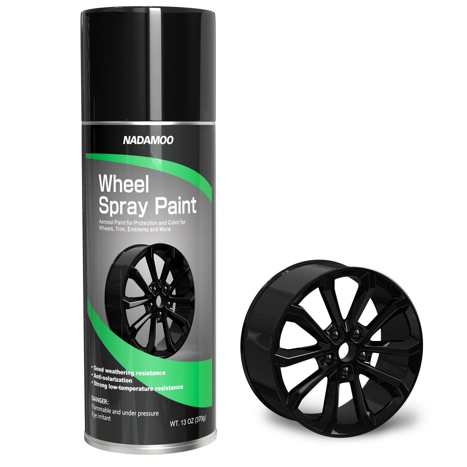 Amazon.com: NADAMOO Aluminum Wheel Spray Paint, Aerosol Car Rim Paint ...